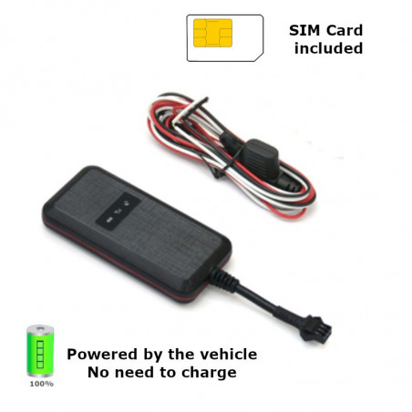 Hardwired vehicle GPS tracker